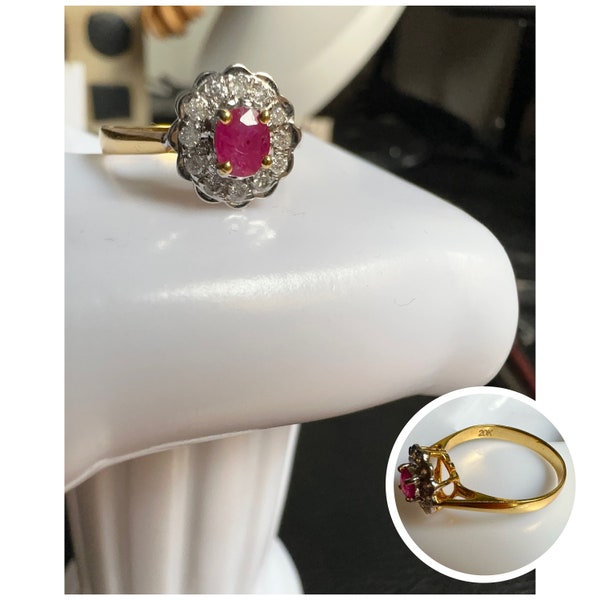 Burmese Natural Ruby Ring - Etsy