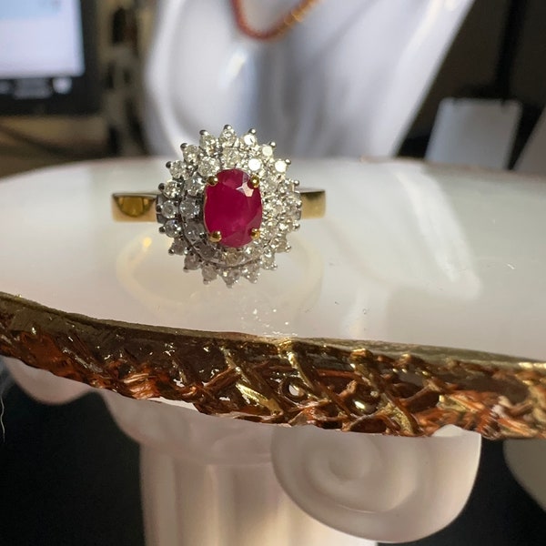 Burmese Natural Ruby Ring - Etsy