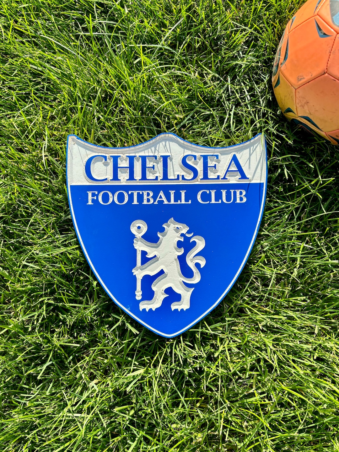 Chelsea Football Club Logo Wall Sign - Sport Sign for Man Cave, Home ...