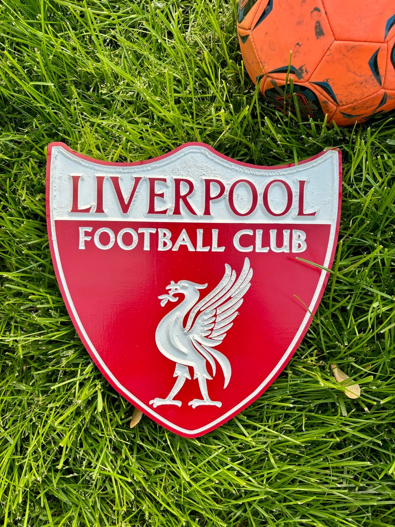 Liverpool Football Club Logo Wall Sign - Sport Sign for Man Cave, Home ...