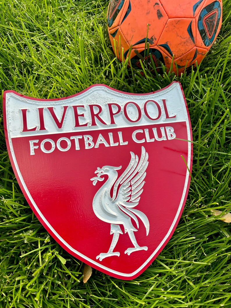 Liverpool Football Club Logo Wall Sign - Sport Sign for Man Cave, Home ...