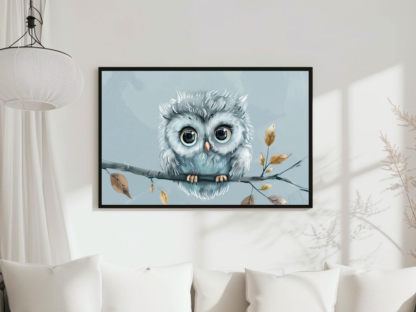 Printable Baby Owl: Adorable Printable Baby Owl Watercolor in Pastel ...