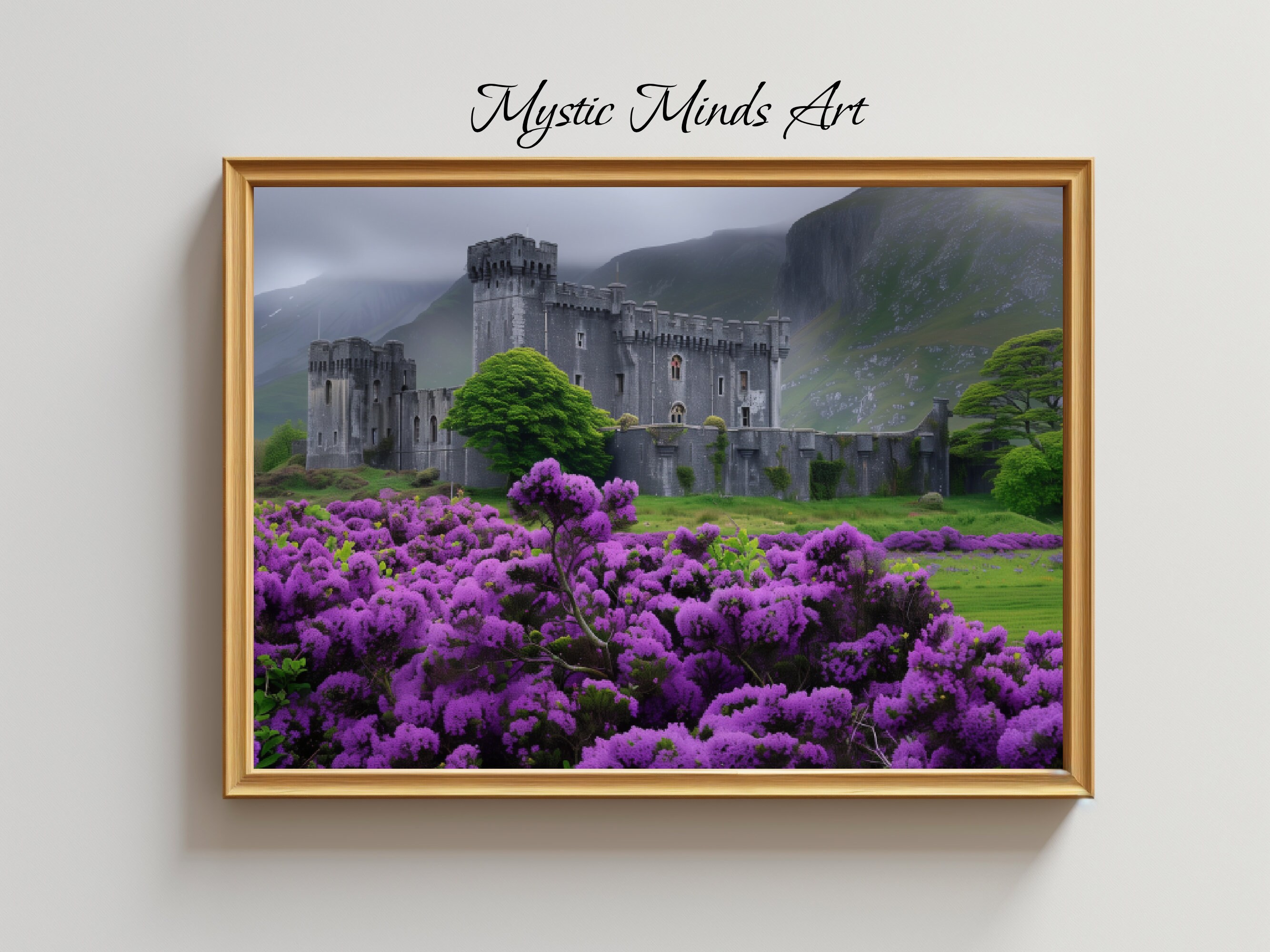 Majestic Irish Castle - Ultrarealistic AI Art: Capture the Beauty of ...
