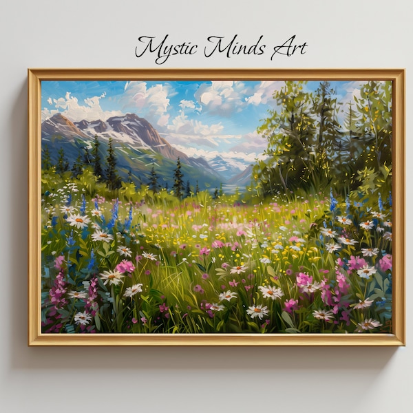 Alpine Painting - Etsy