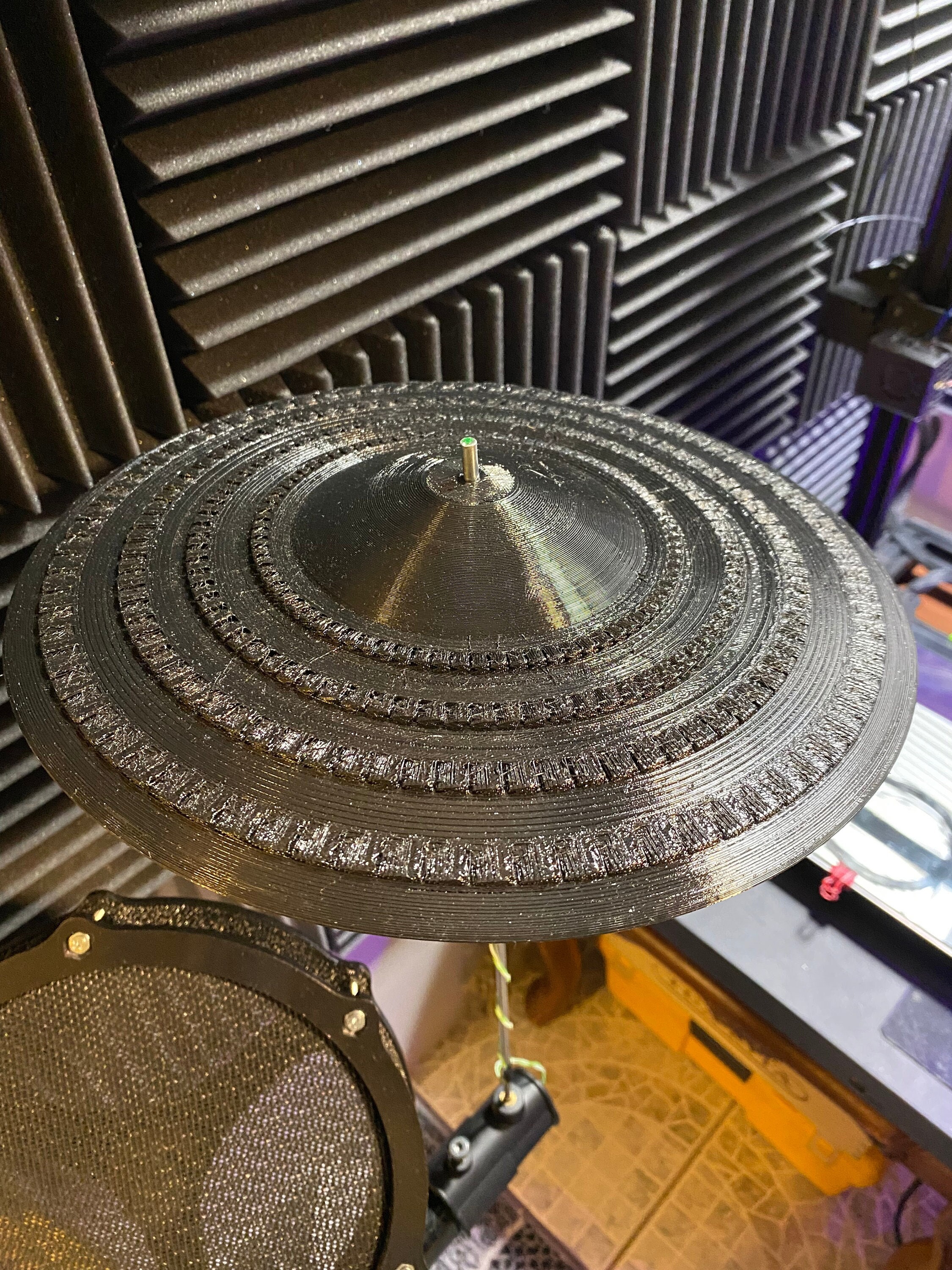 3D Printed 10 1/2" Electronic Crash/ride Cymbal - Style #1 (TPU ...