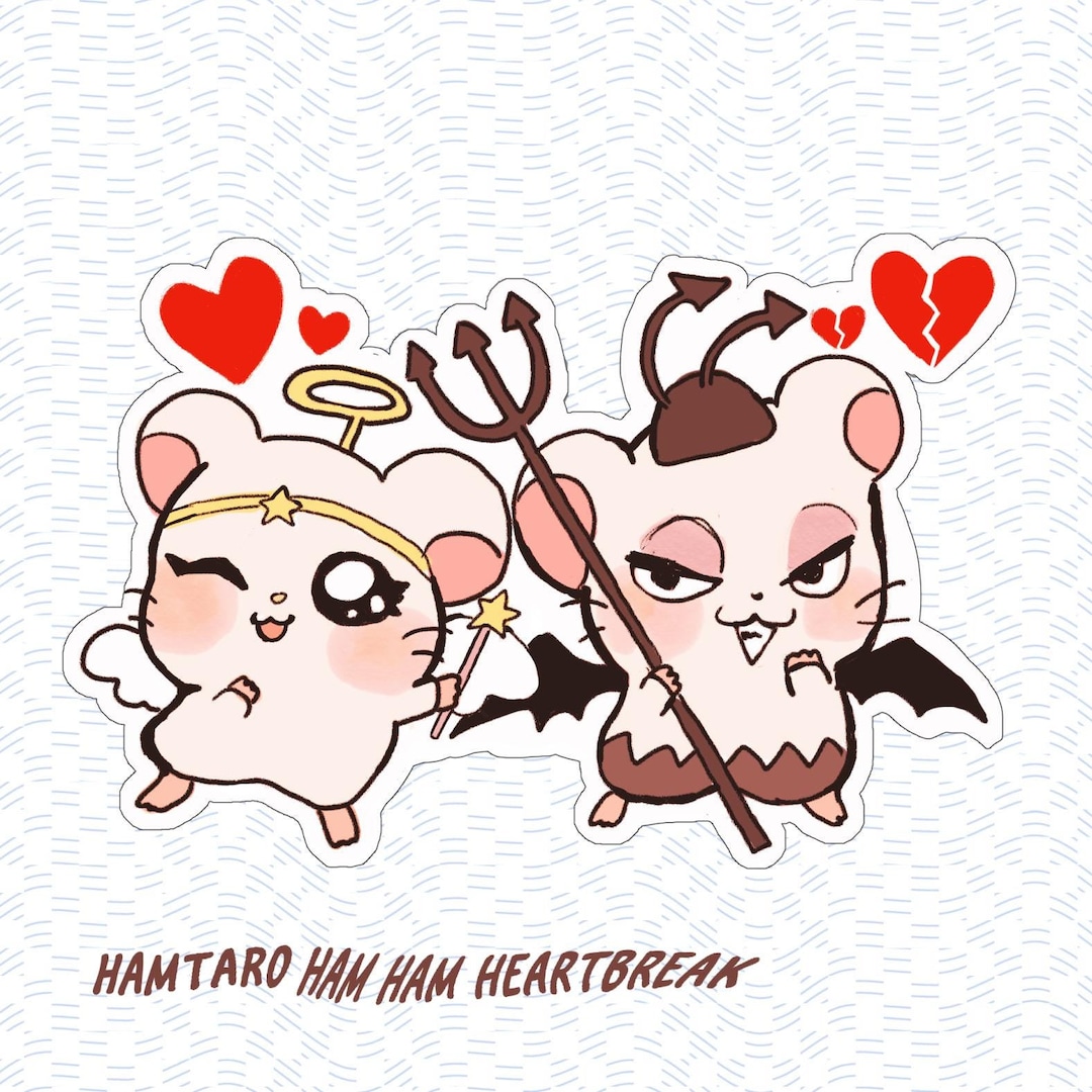 Hamtaro Ham Ham Heartbreak Sticker Harmony Spat - Etsy