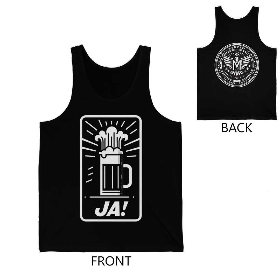 German Ja, Printed Tank - Etsy