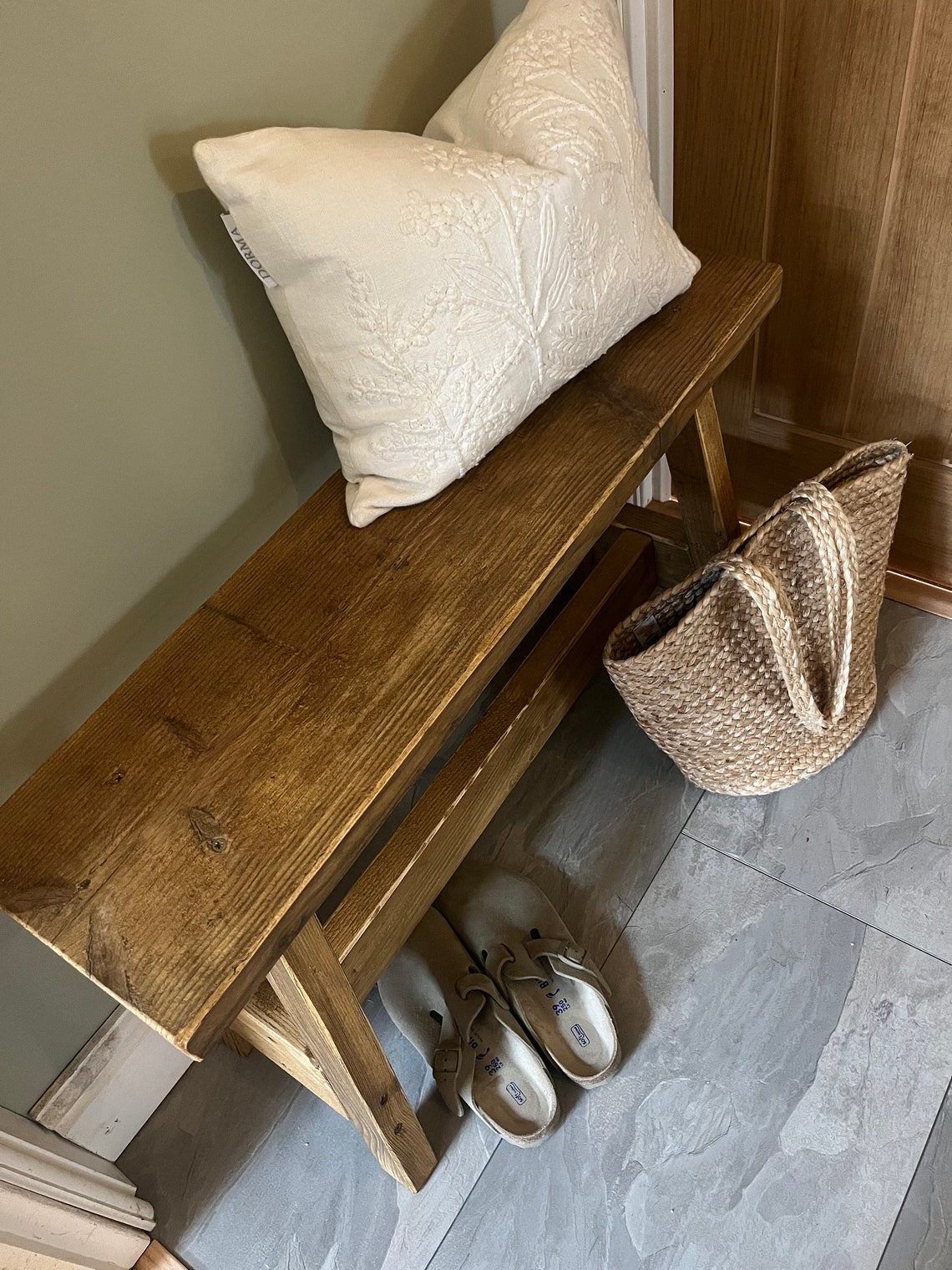 Rustic Bench - Etsy UK