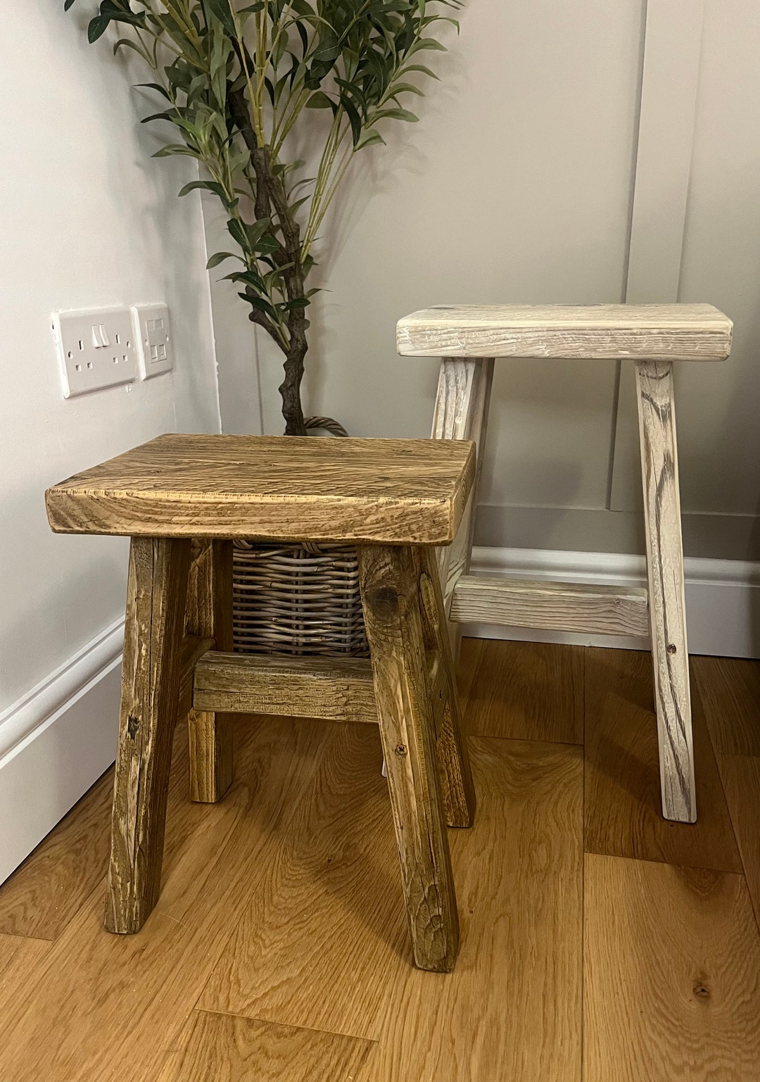 Rustic Milking Stool - Etsy UK
