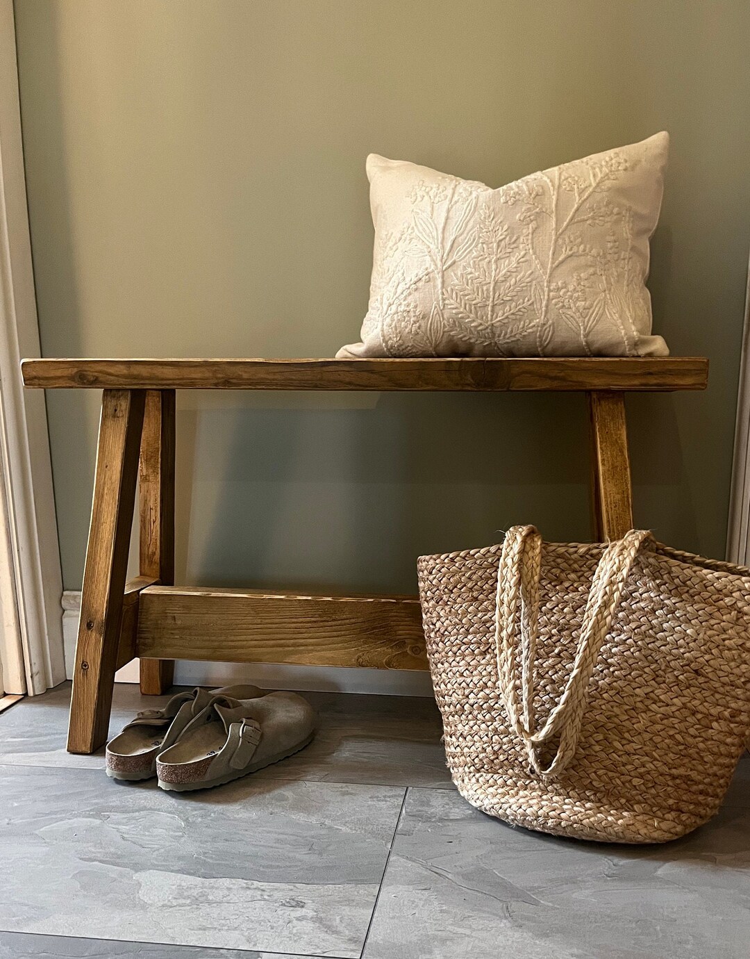 Rustic Bench - Etsy UK