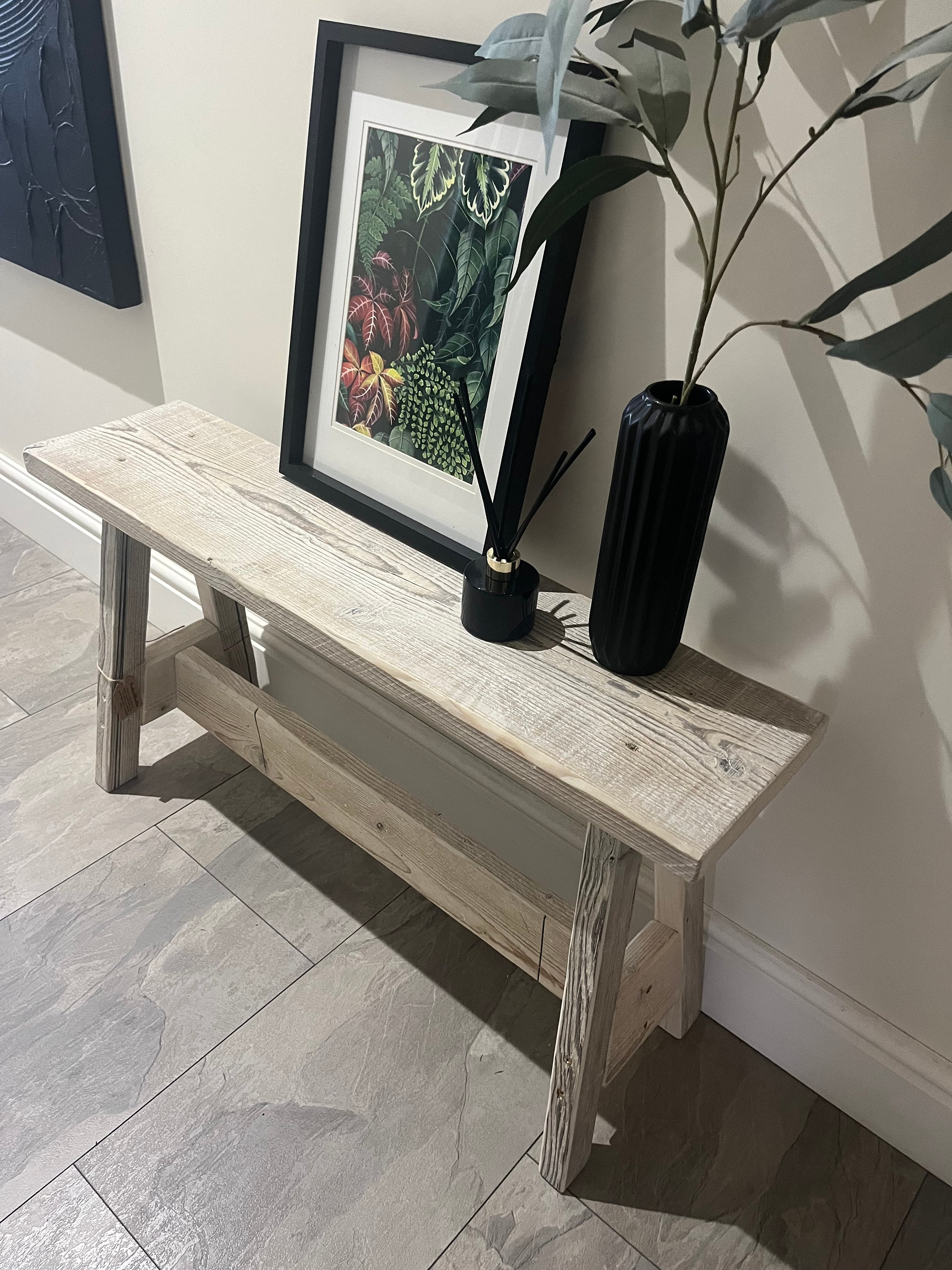 Rustic Bench - Etsy UK