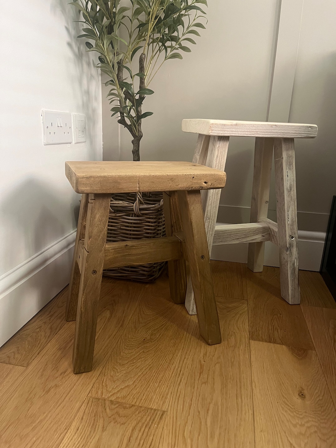 Rustic Milking Stool - Etsy UK