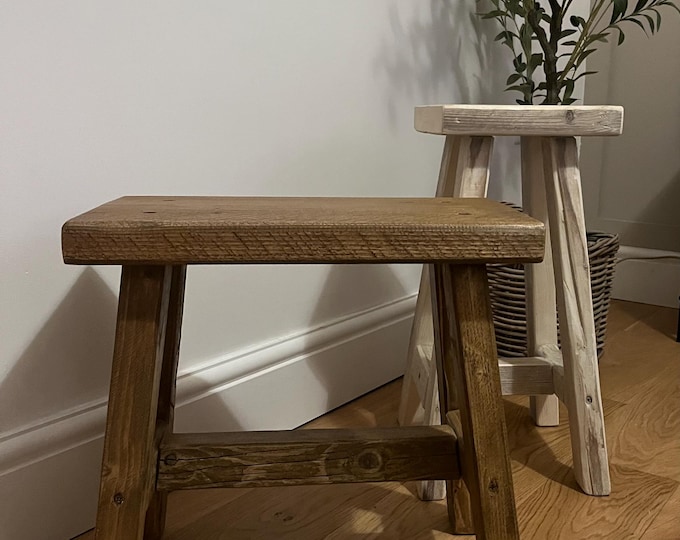 Rustic Milking Stool - Etsy UK