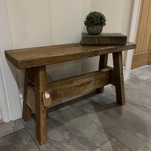 Rustic Bench - Etsy UK