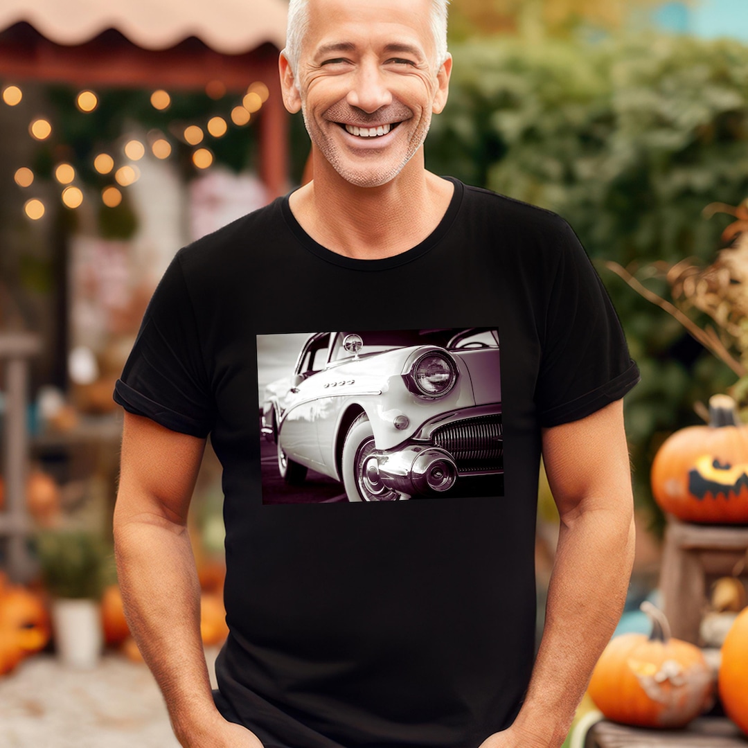 Retro Car Unisex Tee, Vintage Classic Car Shirt for Car Guy, Gift for ...