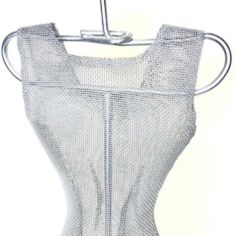 IKEA Vintage Wire Metal Mesh Female Dress Form Stand Collectible 23 ...