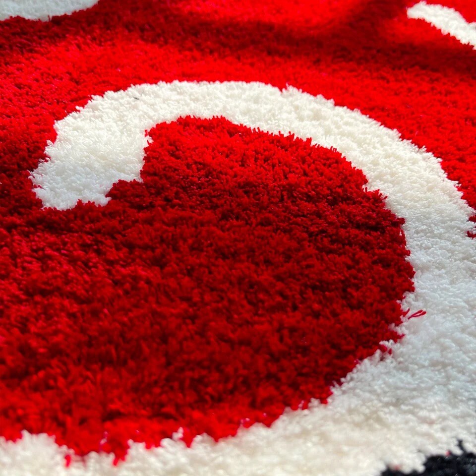 Anime Akatsuki Red Cloud Rug Stylish Home Decor for Anime Fans - Etsy