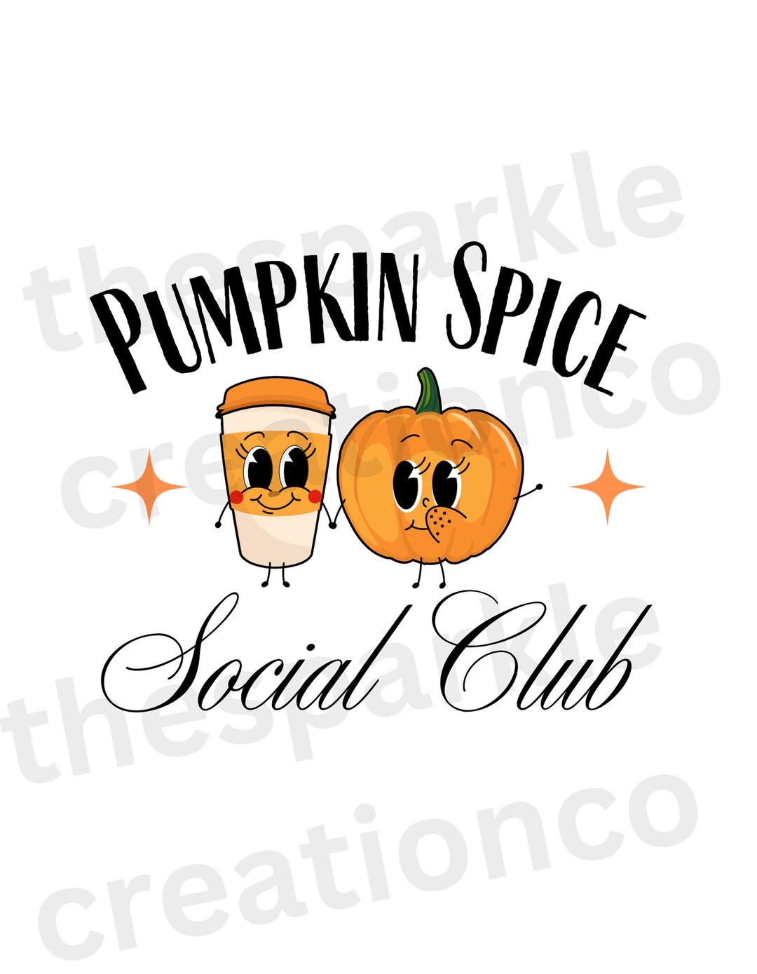 Pumpkin Spice Social Club PNG, PDF, JPG, Pumpkin Spice Design, Pumpkin ...