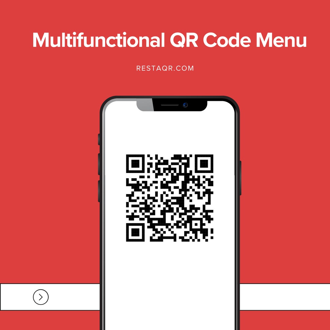Customisable Digital Menu With QR Code, QR Code Menu, Digital Menu - Etsy