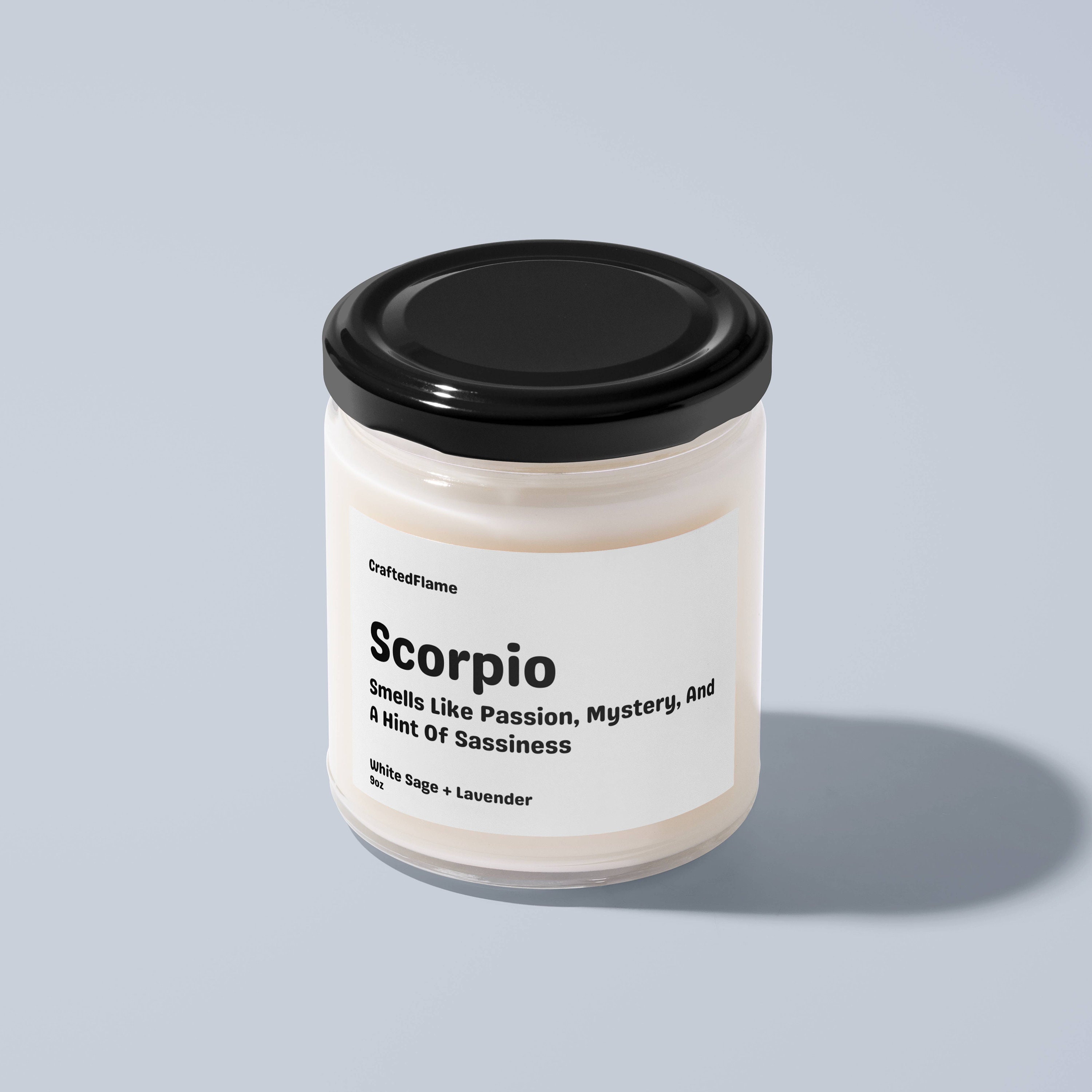 Scorpio Candle, Scorpio Birthday Gift, Star Sign Candle, Funny Zodiac ...