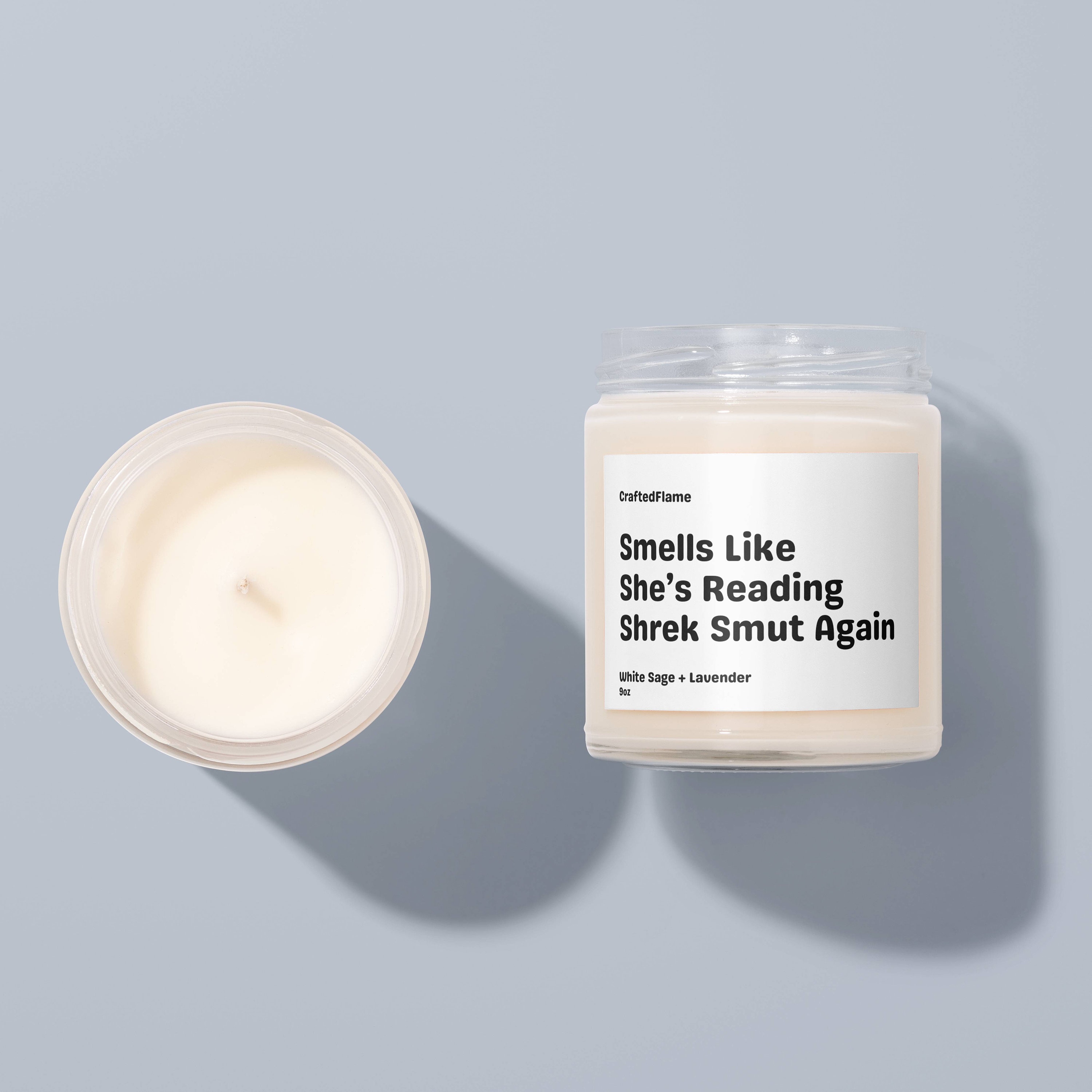 Smells Like She's Reading Shrek Smut Again, Funny Shrek Candle, Shrek ...