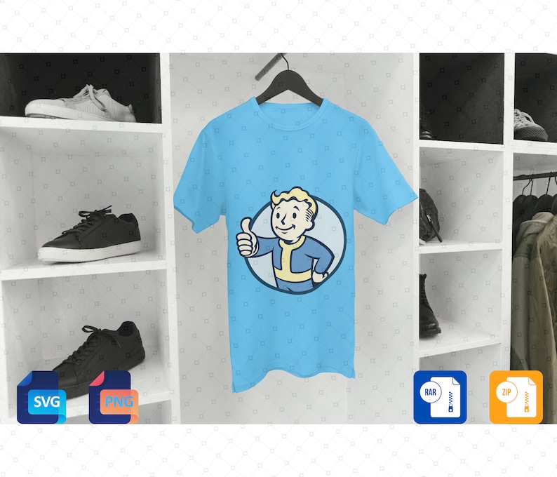 Fallout Svg and Png, Vault Boy Svg, Fallout Boy Svg, Gamer Svg, Game ...