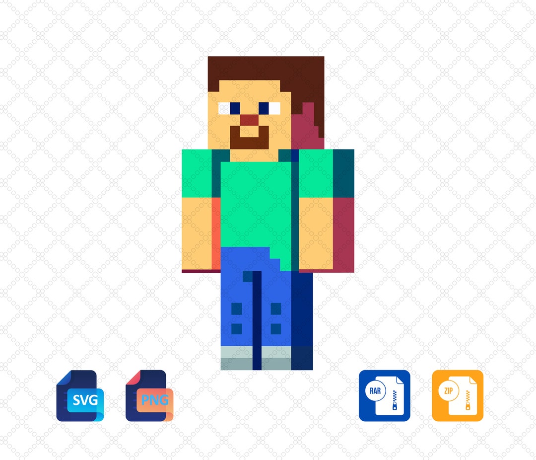 Minecraft Svg, Steve Svg, Minecraft Svg File, Minecraft Png, Minecraft ...