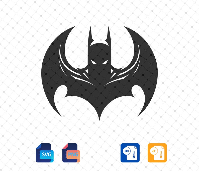 Bat Svg Superhero Svg Bat Logo Bat Png Bat Hero - Etsy UK
