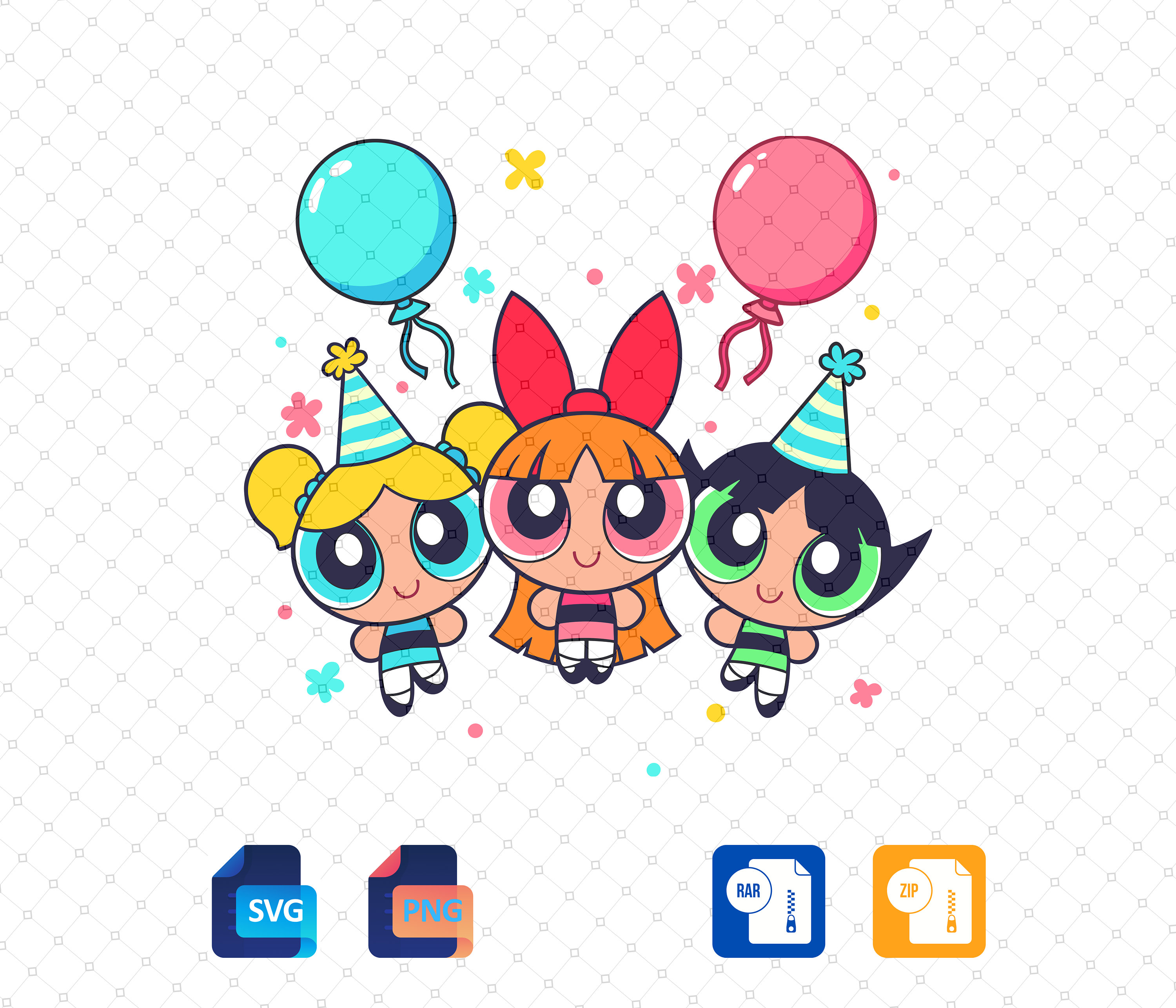 Power Puff Girls Clipart