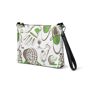 Golf Pattern Crossbody Bag - Etsy