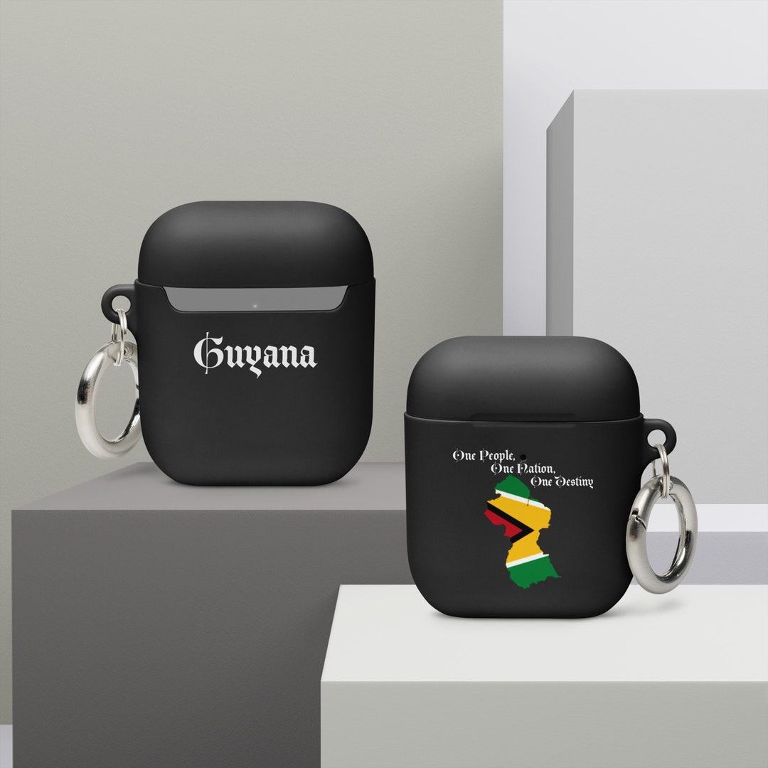 Guyana Map Flag, One People One Nation One Destiny, Rubber Case for ...