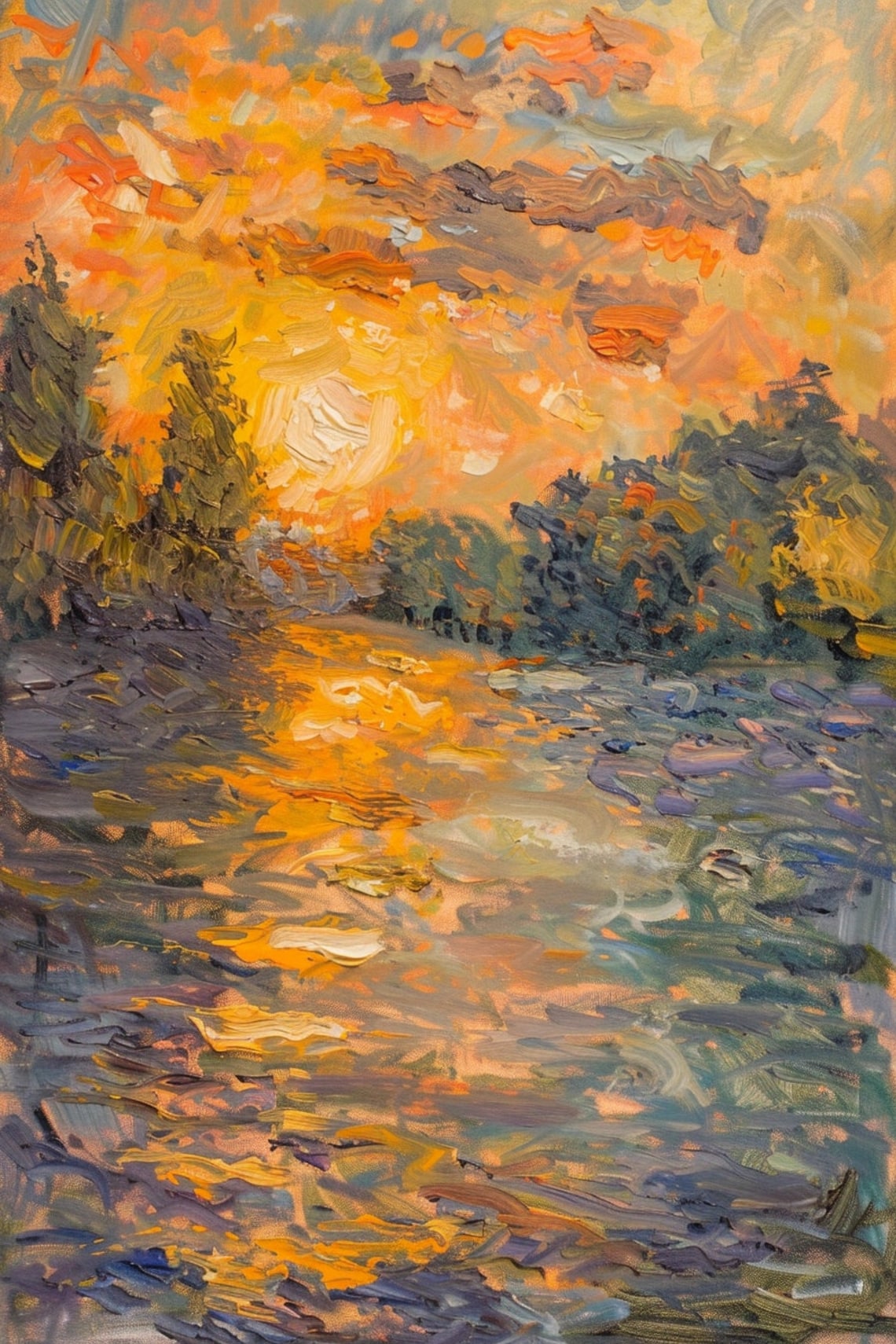 Golden Sunset - Etsy