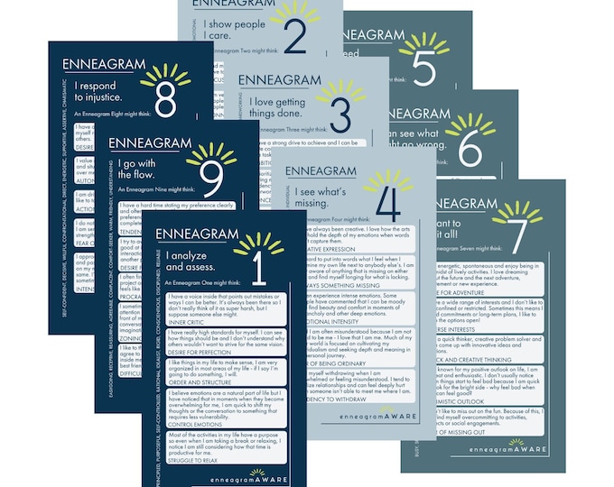 The Enneagram Cheat Sheet Digital Download/instant Download/digital - Etsy