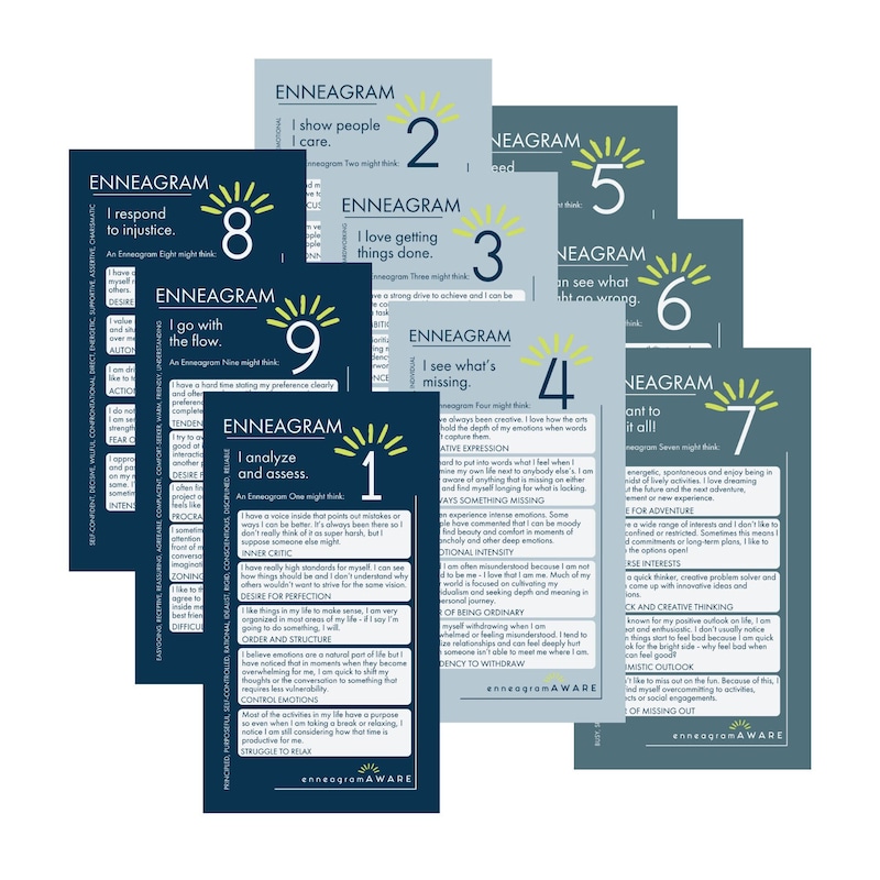Enneagram Labels - Etsy