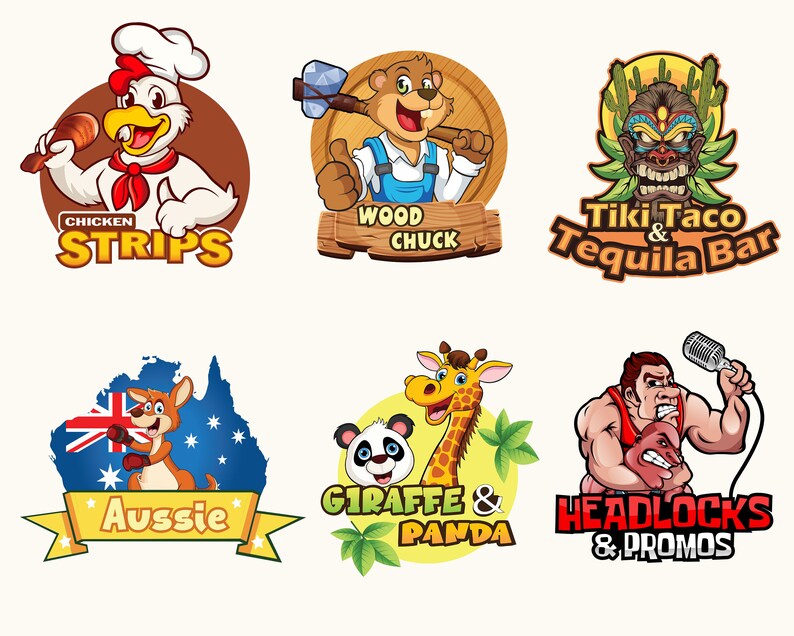 Cartoon Logo, Mascot Logo, Business Logo, Cartoon Character, Logo ...