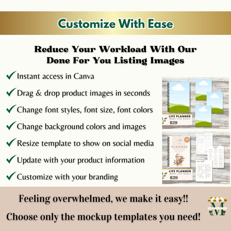 Digital Bundle Mockup Digital Product Mockup Course Mockup Template ...