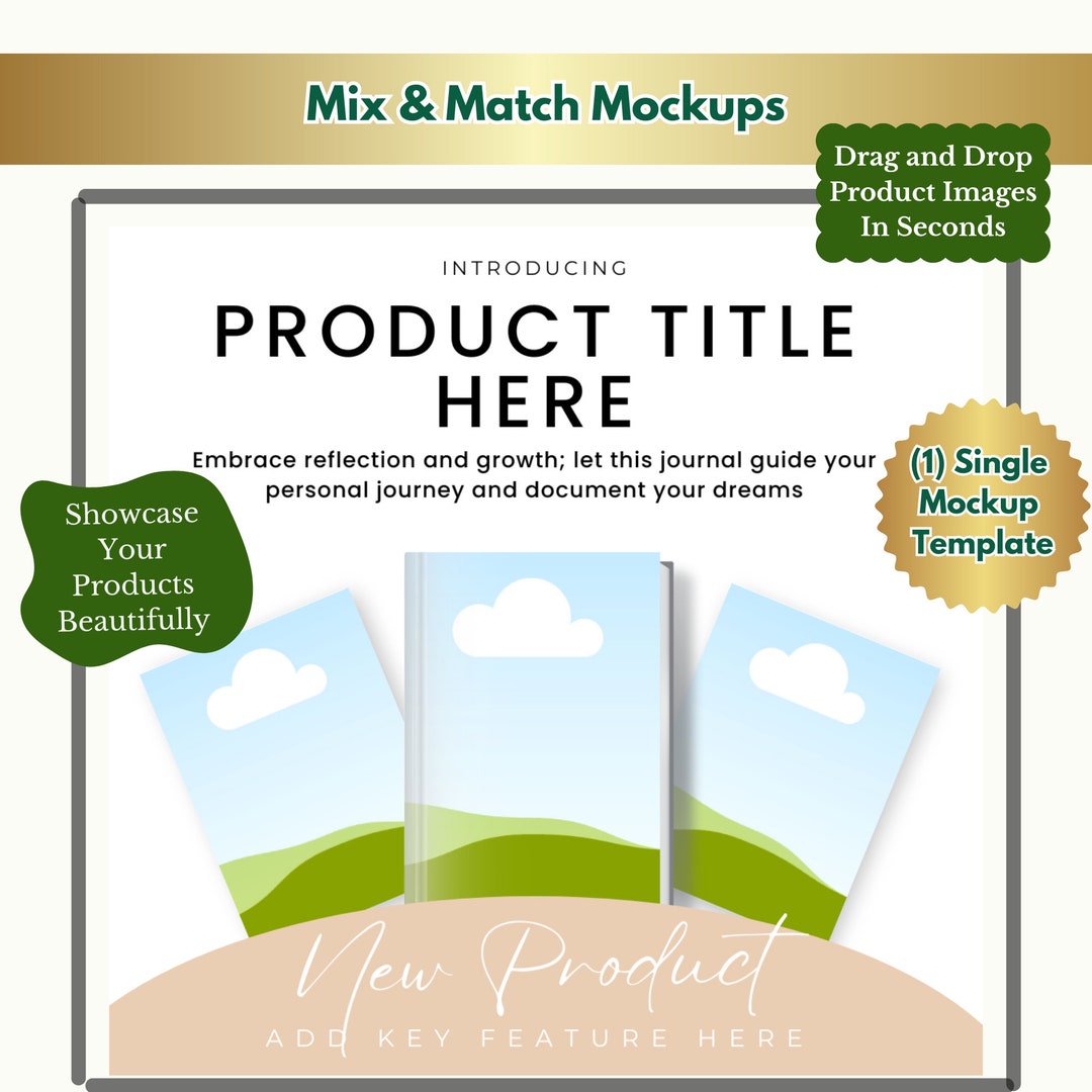 Book Mockup Template | Digital Product Mockup | Course Mockup Template ...