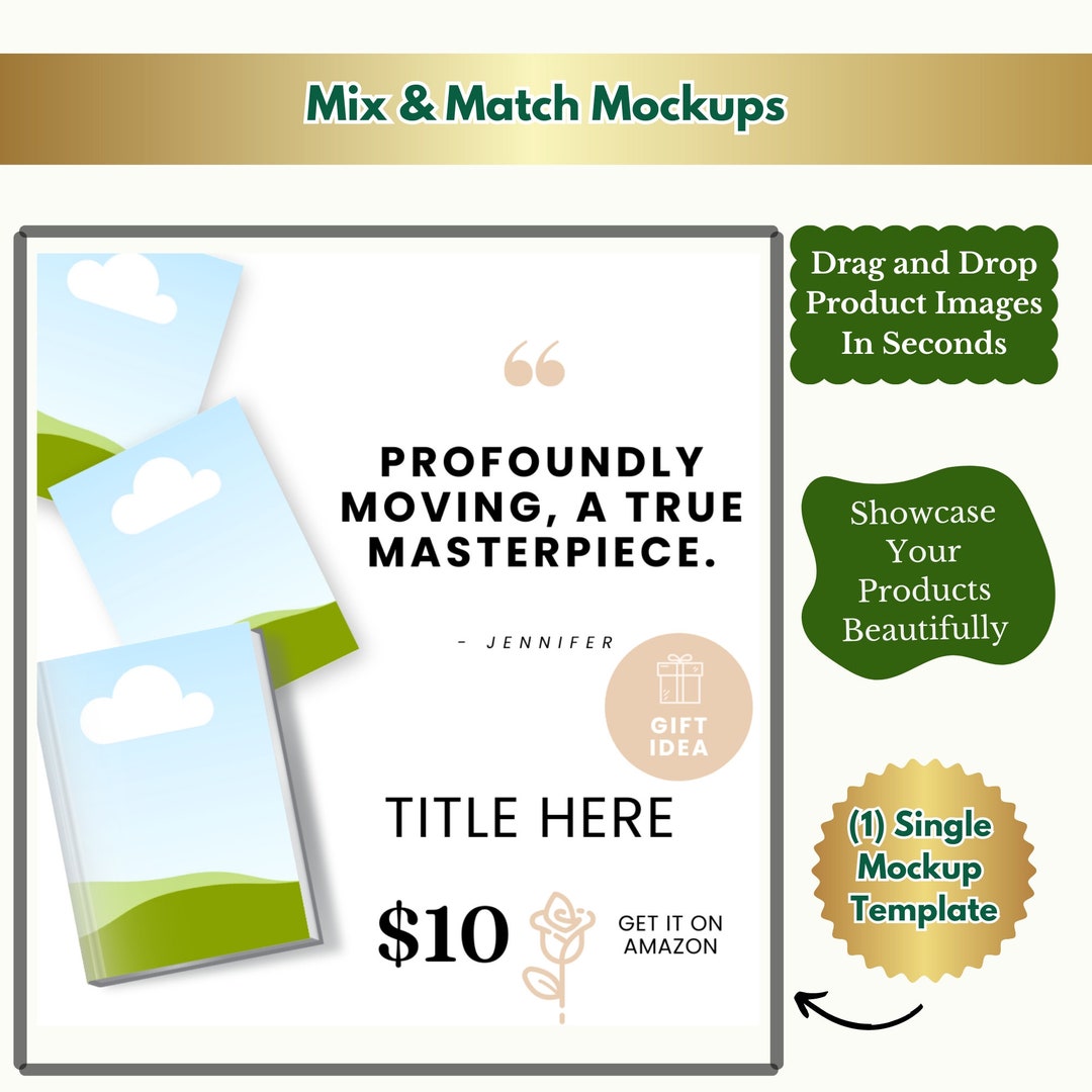 Book Mockup Template | Digital Product Mockup | Course Mockup Template ...