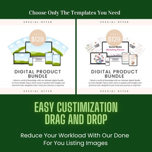 Digital Bundle Mockup | Digital Product Mockup | Course Mockup Template ...