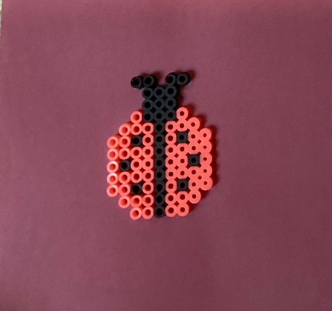 Ladybug Perler Bead Pattern - Etsy