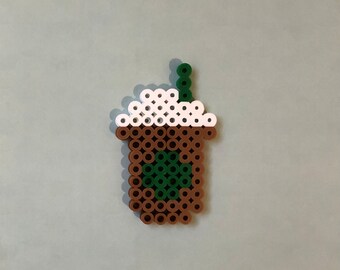 Starbucks Coffee Perler Bead Magnets - Etsy
