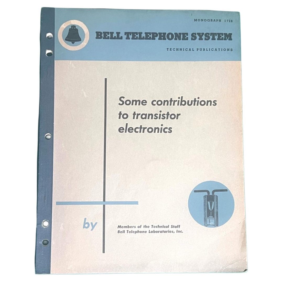 RARE Bell Telephone Laboratories, 1949 Vtg Technical Publications ...