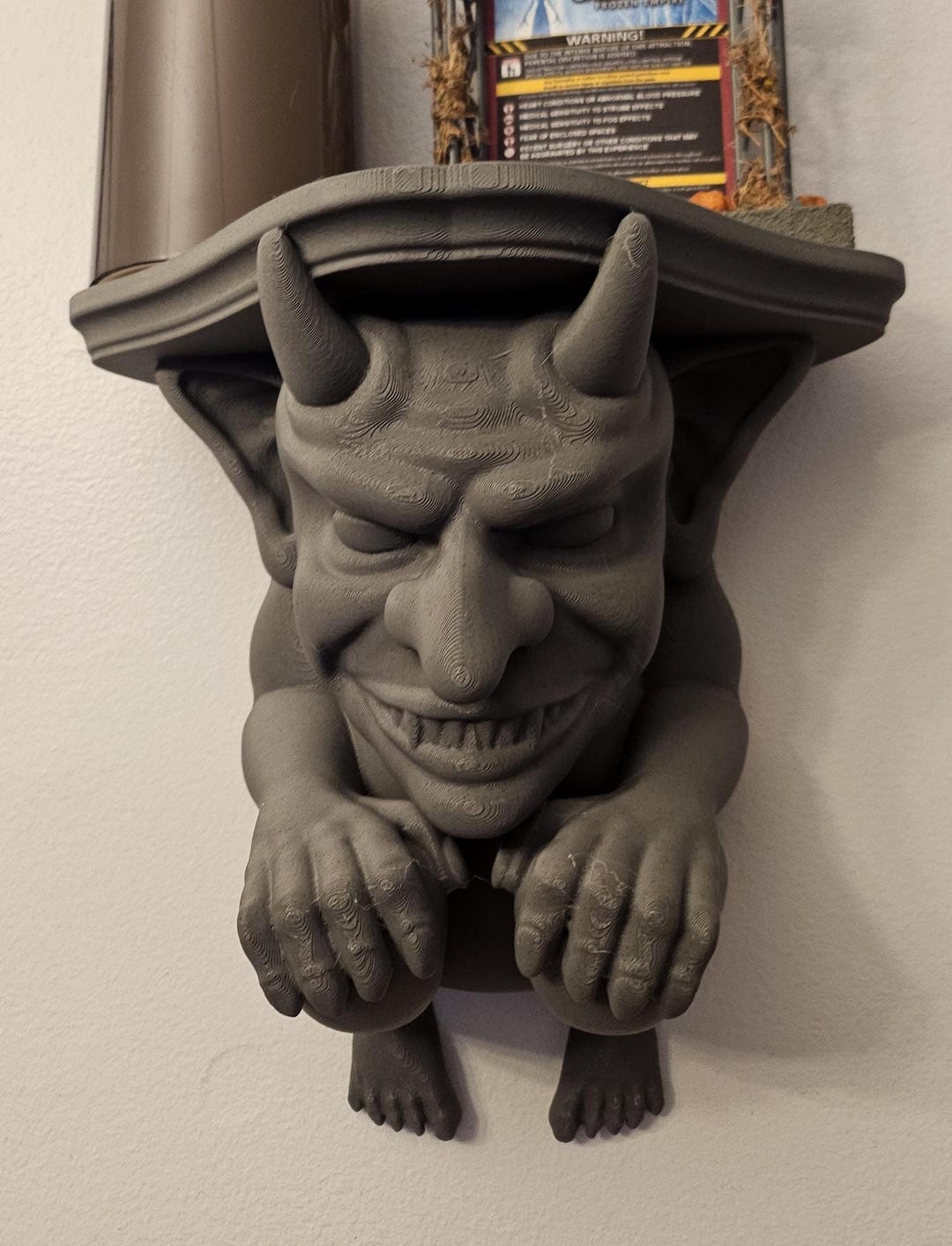 Gargoyle Shelf - Gothic Shelf - Wall Mount - Color Options - Etsy