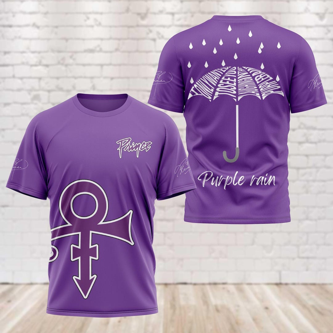 Prince Purple Shirt, Prince Purple 3D Hoodie, Purple Rain Women Hoodie ...