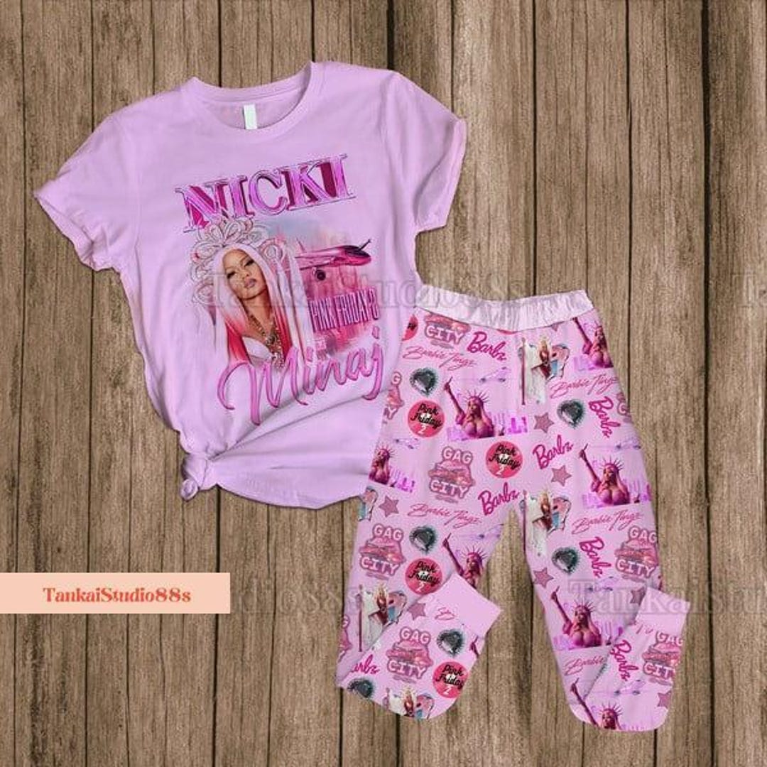 Nicki Minaj Pajamas, Nicki Minaj Pink Friday 2 Shirt, Nicki Minaj Tour ...