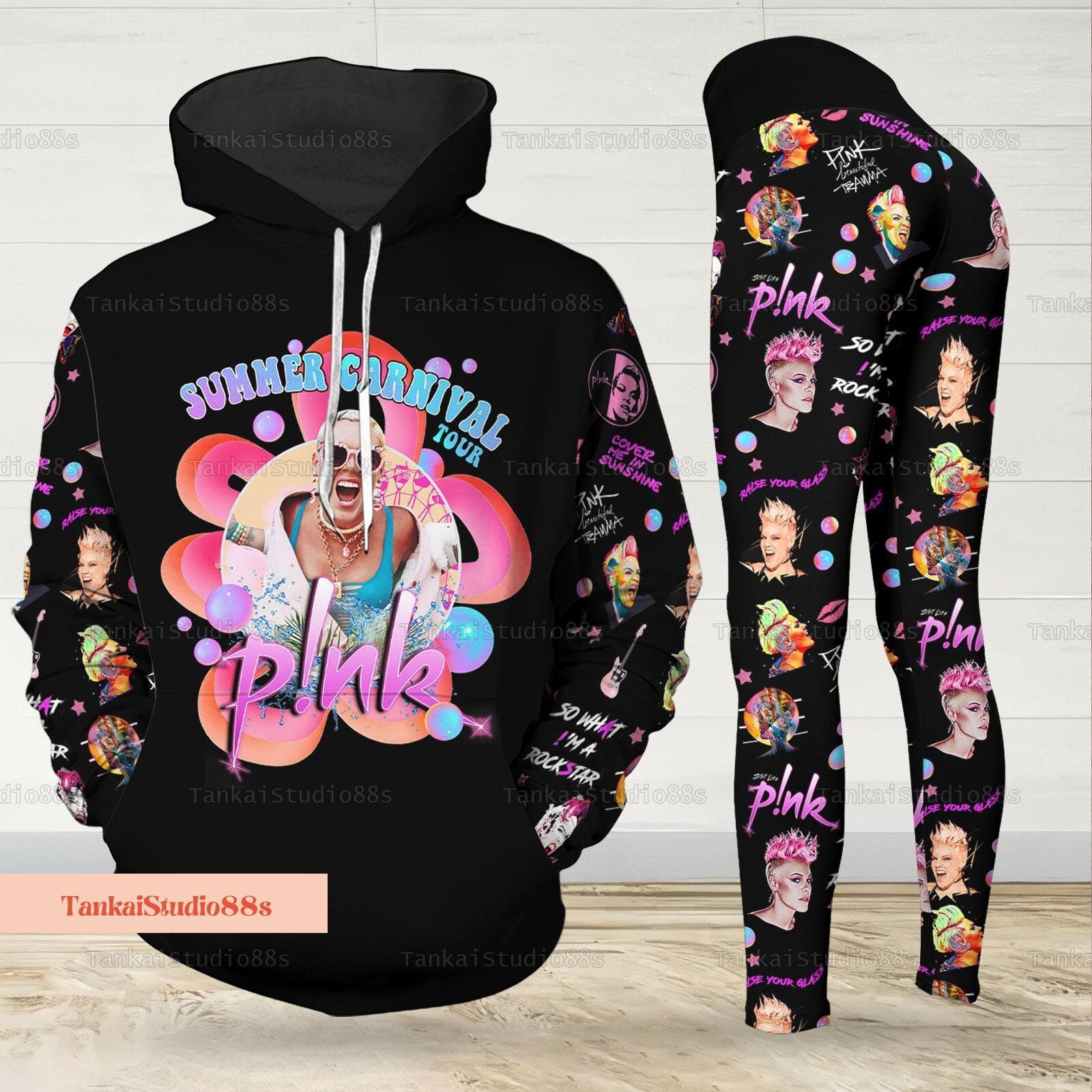 Pnk Pink Singer Hoodie, Pink Summer Carnival 2024 Hoodie, Pink Tour ...