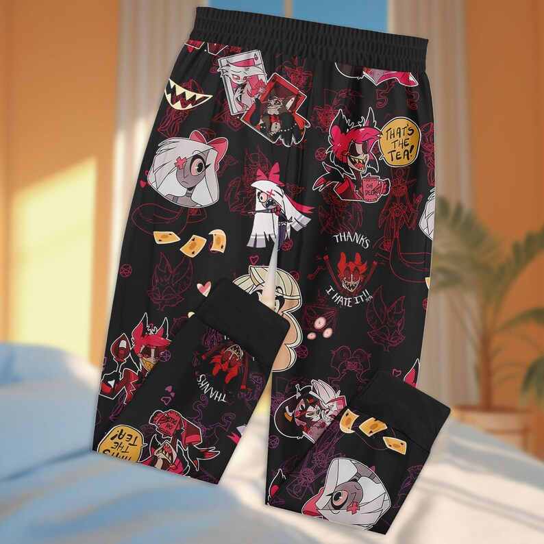 Alastor Lucifer Hazbin Hotel Pajamas, Hazbin Hotel Pajamas Set, Lucifer ...