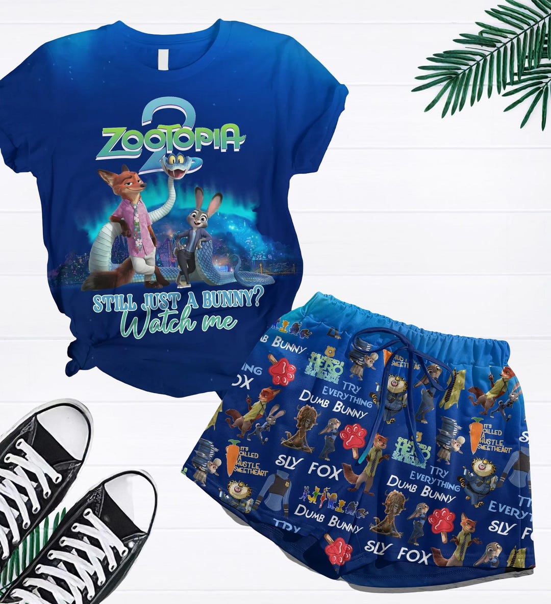 Zootopia 2 Crew Tshirt and Short, Disney Zootopia Shirt, Zootopia 2 Tee ...