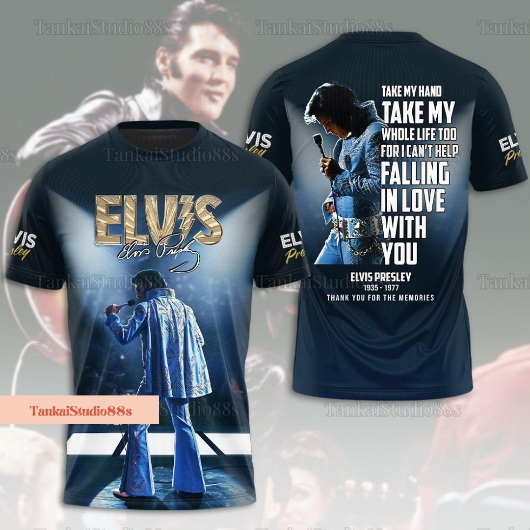 Sudaderas con capucha vintage de Elvis Presley, camiseta Elvis Presley Memories, sudadera con ...