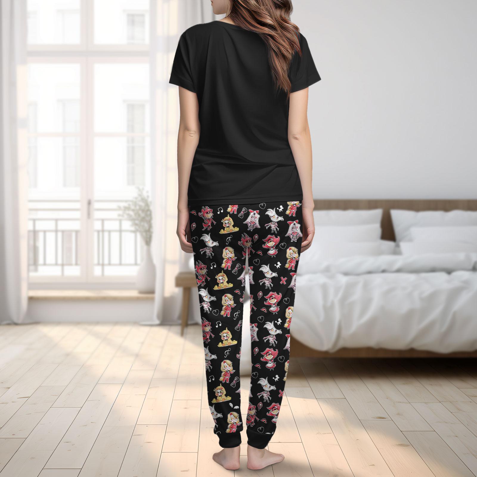 Lucifer Take That Depression Pajamas, Hazbin Hotel Pajamas Set, Lucifer ...